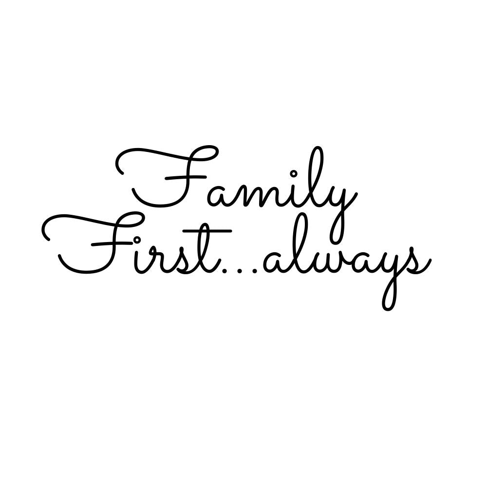 Family First...always – Beyond Decadence